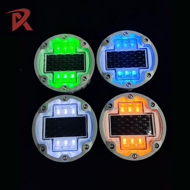 IL300 Flashing Solar Road Stud LED Cat'S Eye Road Marker Blinking Light ...