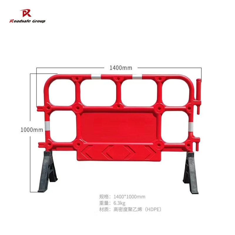 Road Construction High Quality Plastic Fence Three Holes Traffic ...