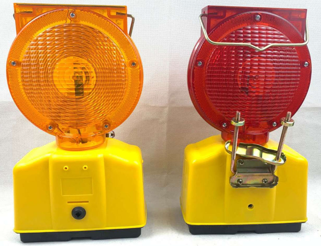 Traffic Warning Cones Solar Road Way Warning Light For Roadway Safety ...