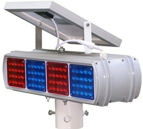 Solar Double-sided Explosive Flashing Lights Road Barricade Strobe ...