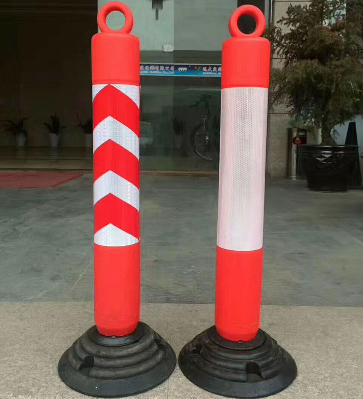 Divider High Flexible PU Warning Post Delineator Flexible Sign Posts ...