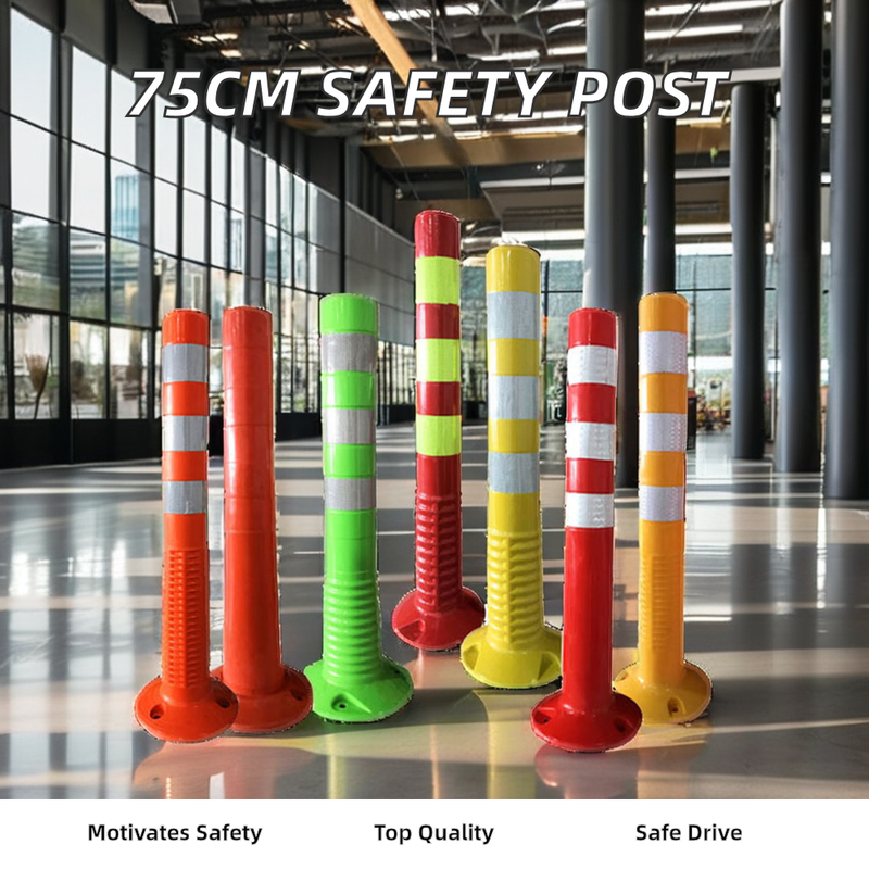 2026 Factory Warning Post Road Safety Flexible Parking Lot Sign Posts ...