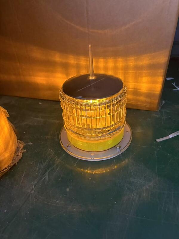 Solar Marine Navigation Light - LED Beacon for Boats & Safety