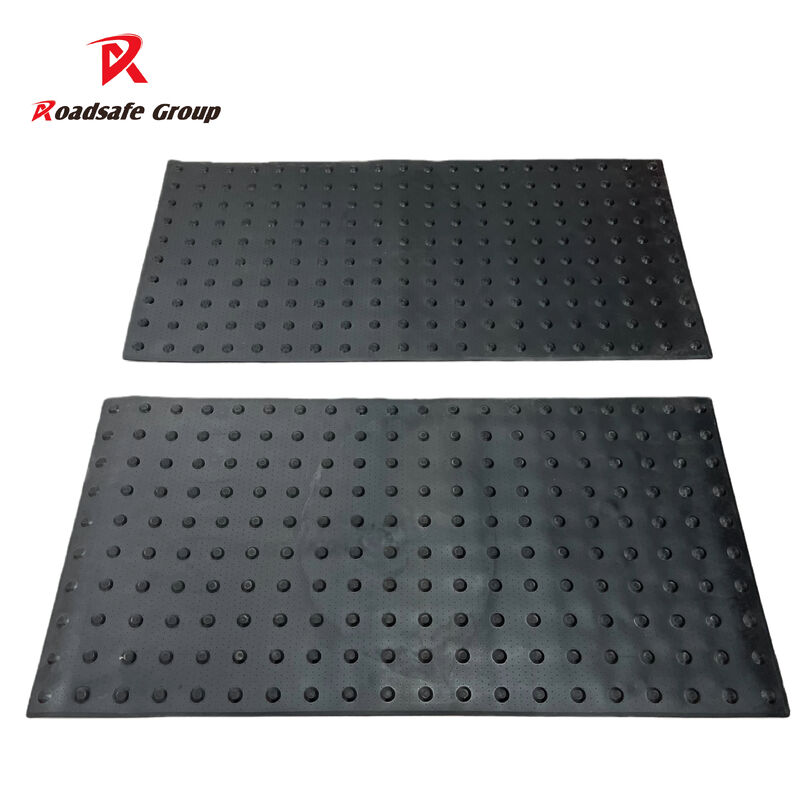 Tactile Pavement PVC Adhesive Black Tactile Tiles 60 *120cm / Indicator ...