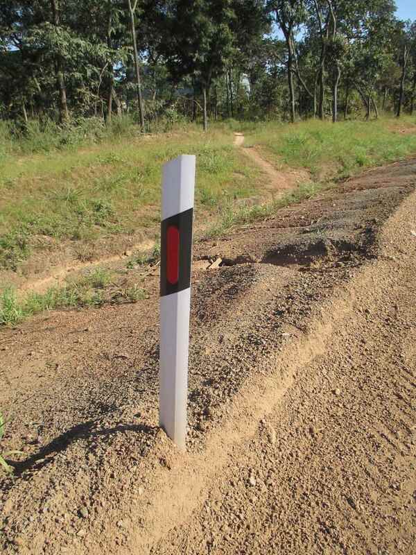 Molded PVC Flexible Roadside Traffic Safety Delineator Marker ...