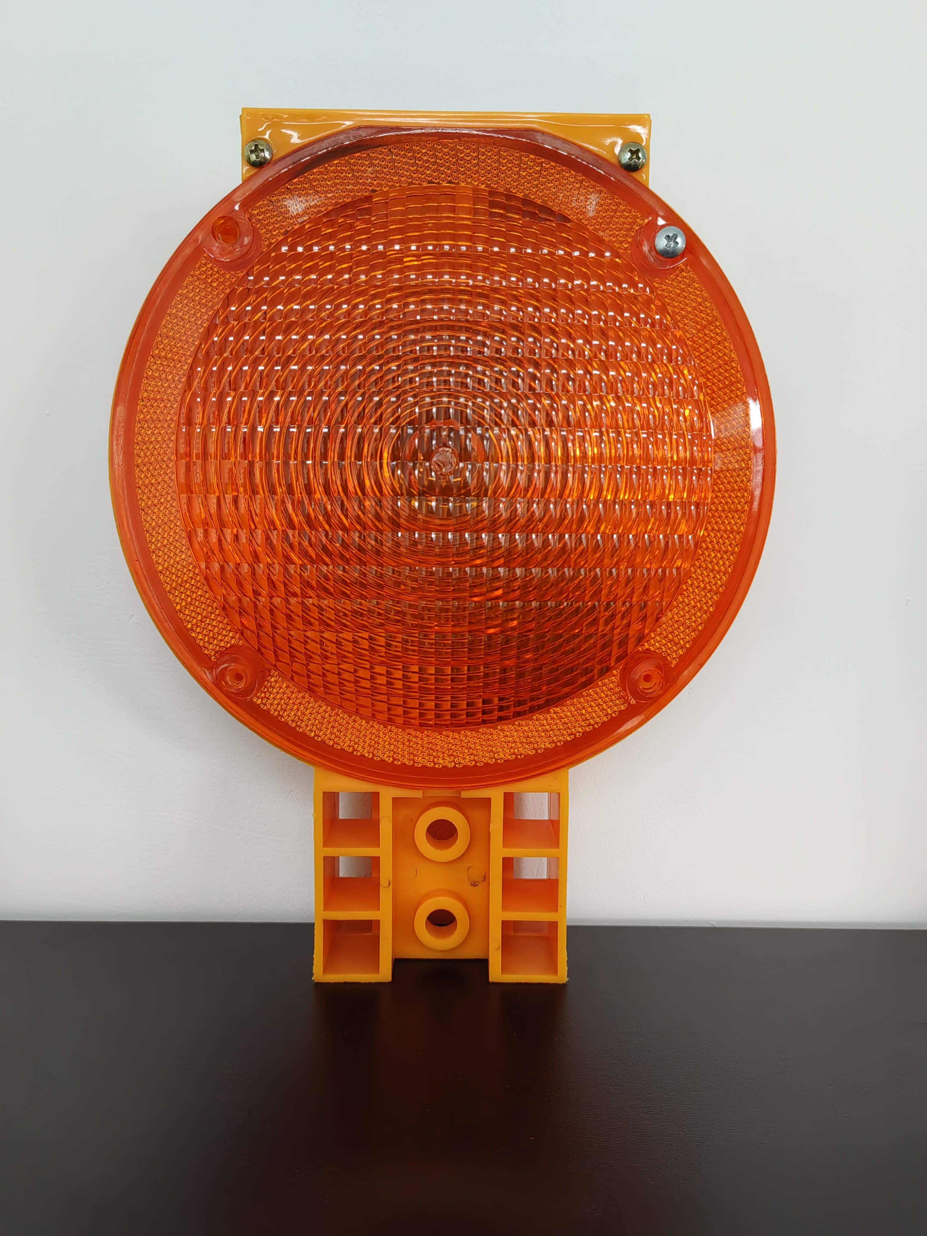 Traffic Orange Blinking Led Warning Barricade Light Construction Site ...