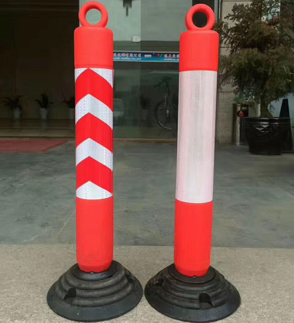 Divider High Flexible PU Warning Post Delineator Flexible Sign Posts ...
