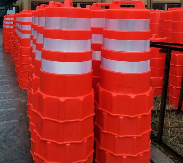 Peru Market Plastic Traffic Safety Drum Construction Road Crash Traffic ...