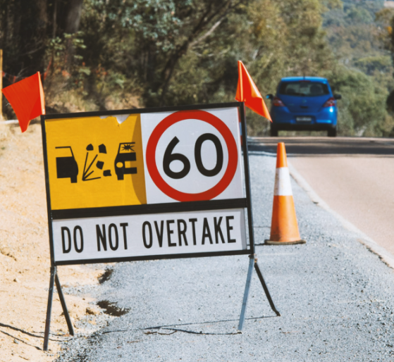 Australia Standard PVC Traffic Sign Frame - Multi Message Safety
