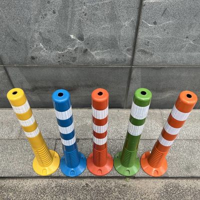 Popular Spring Parking Sign Post Road Safety Flexible PU Screw Thread ...