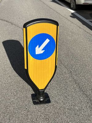 Road Safety Warning Reflective Traffic Sign Delineator Board Lane ...
