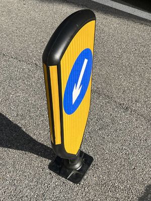 Road Safety Warning Reflective Traffic Sign Delineator Board Lane ...