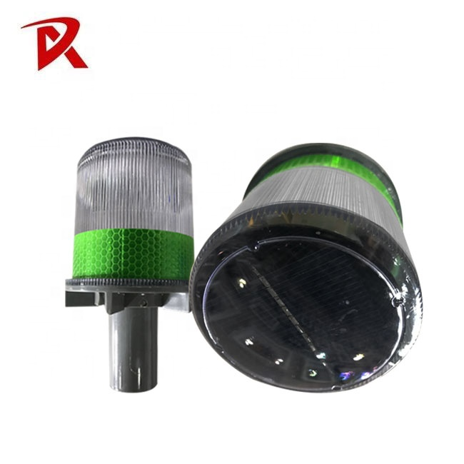 Solar Powered LED Roadside Safety Lights Traffic Warning Signal Light ...