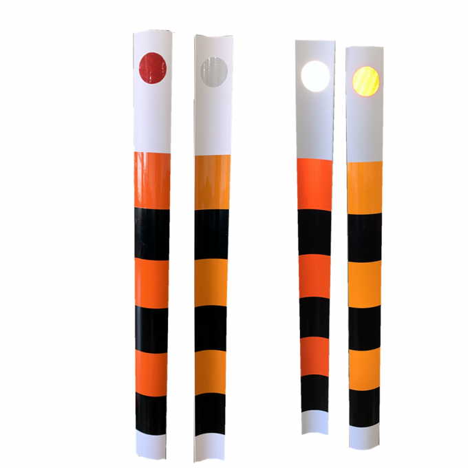 PVC Flexible Reflective traffic warning road delineator post roadside ...