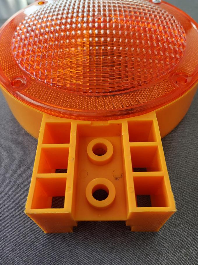 Traffic Orange Blinking Led Warning Barricade Light Construction Site ...