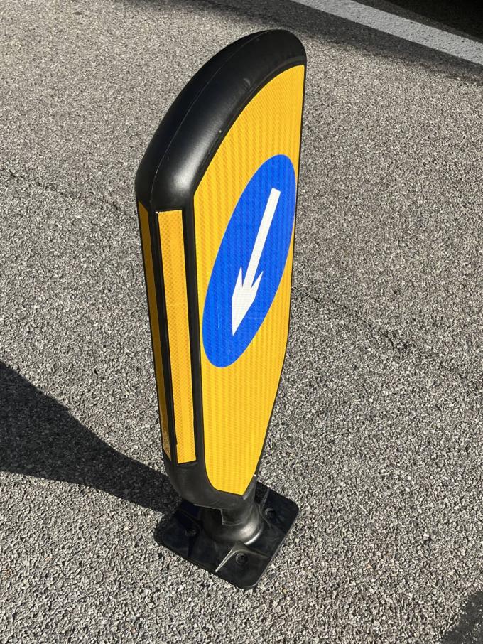 Road Safety Warning Reflective Traffic Sign Delineator Board Lane ...