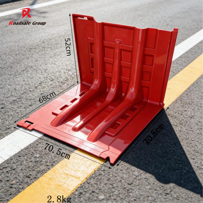 L-Shaped Traffic Warning Water Baffle Flood Control Barrier